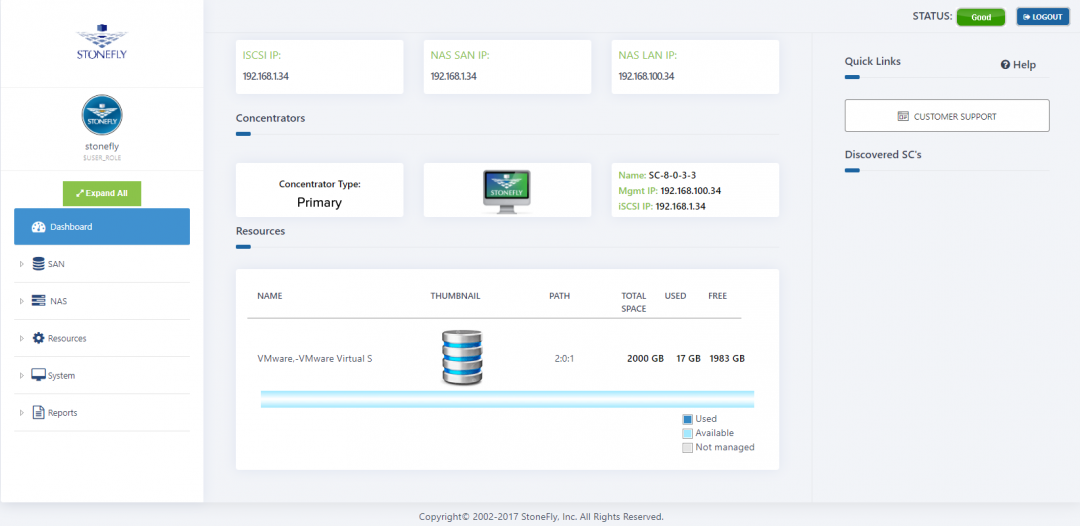 StoneFly’s Innovative Storage Concentrator Virtual Machine (SCVM)