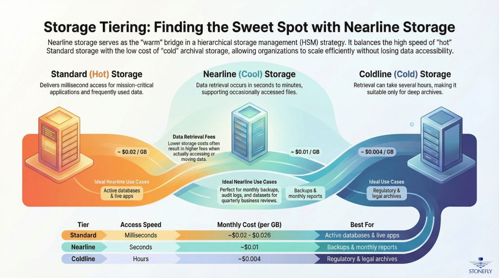 Scalable Nearline Storage Strategy For Enterprise Data Growth